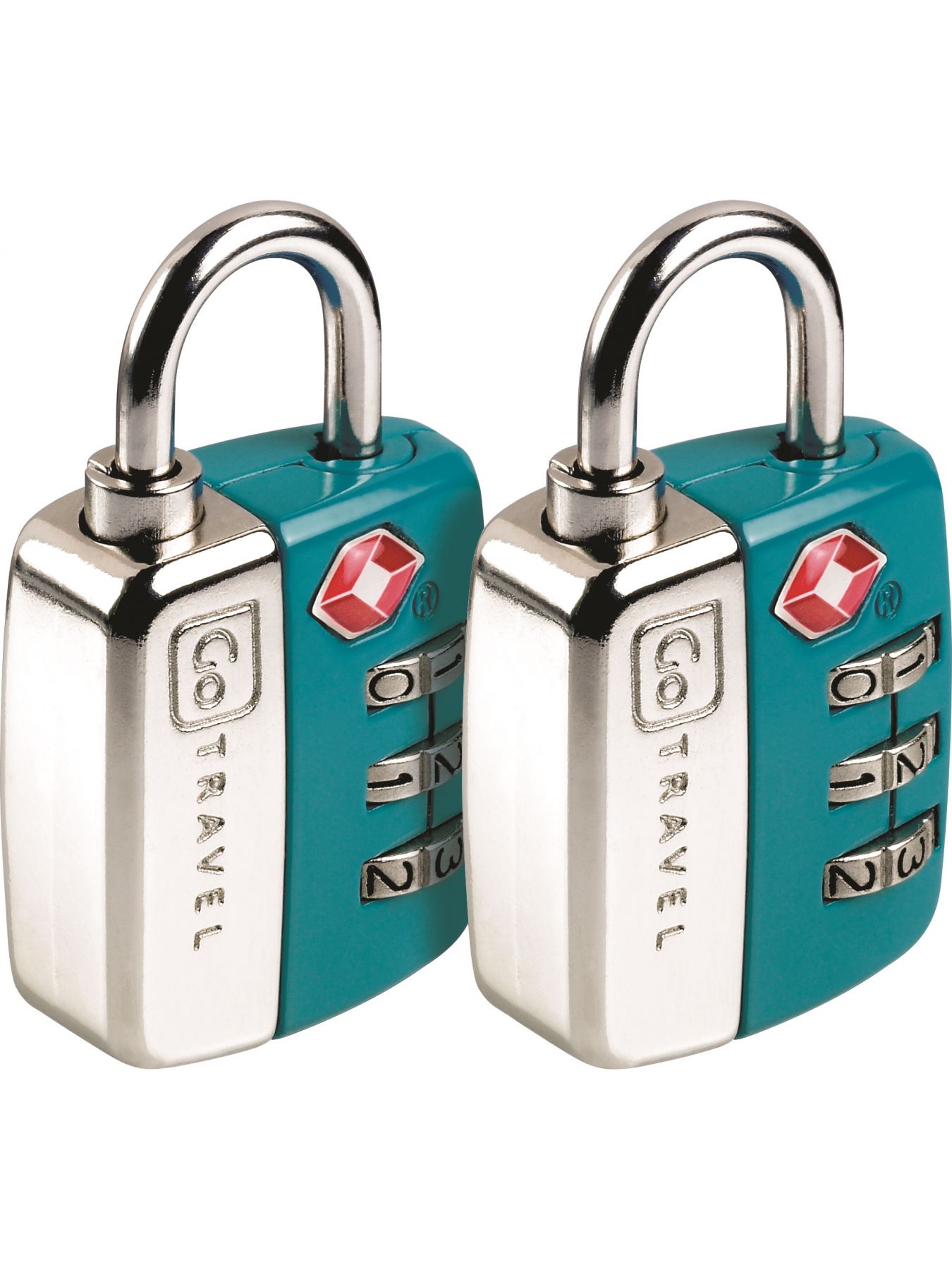 Lot de 2 cadenas à code TSA Go Travel - DePeek